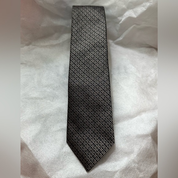 Givenchy | Accessories | Givenchy Cube Logo Silk Tie | Poshmark